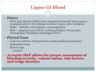 Gi bleed | PPTX