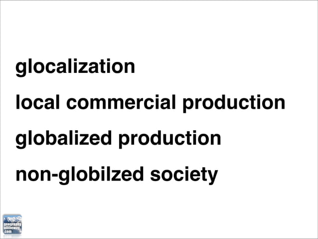 IB Geography - Global Interactions Concept Mapping | PDF