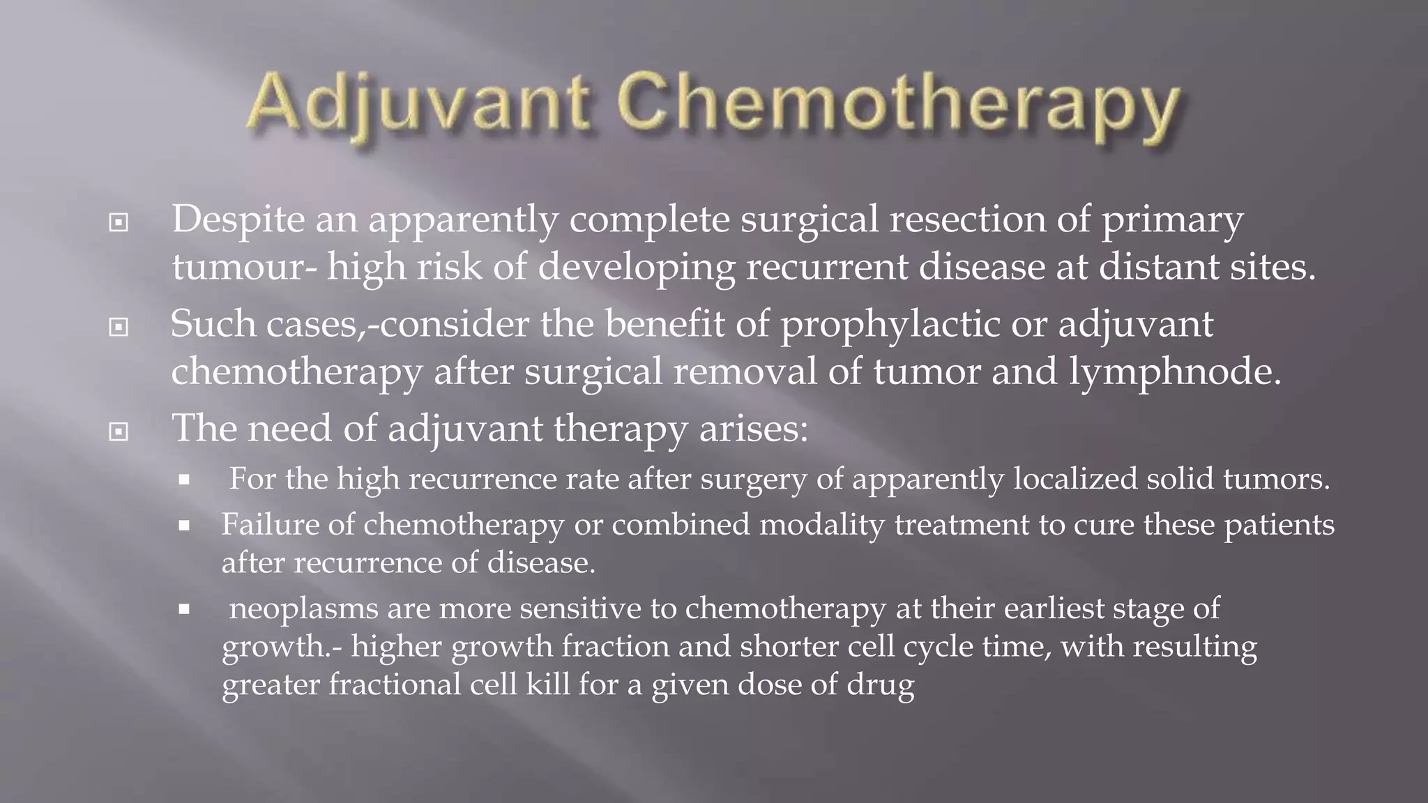 Chemotherapy of Head and neck cancers seminar | PPTX