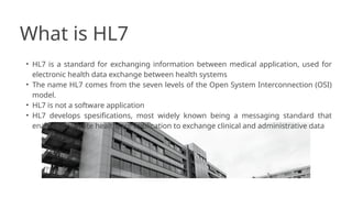 HL7-seven levels of the Open System Interconnection (OSI) model | PPTX