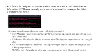 HL7-seven levels of the Open System Interconnection (OSI) model | PPTX