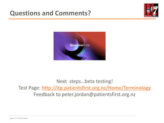 Accessing SNOMED CT With FHIR Terminology Services | PPTX