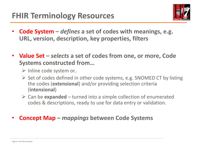 Accessing SNOMED CT With FHIR Terminology Services | PPTX