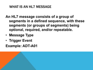 Hl7 Overview | PPTX