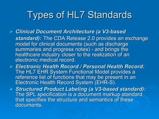 Hl7 standard | PPT