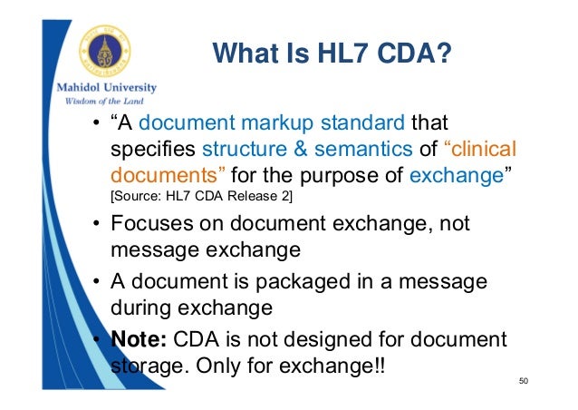 Hl7 Standards