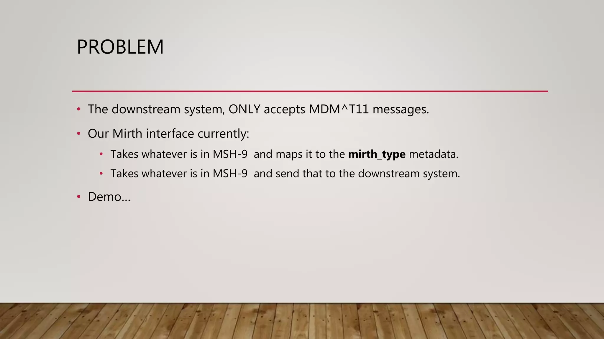 Mirth Connect Custom Metadata | PPTX