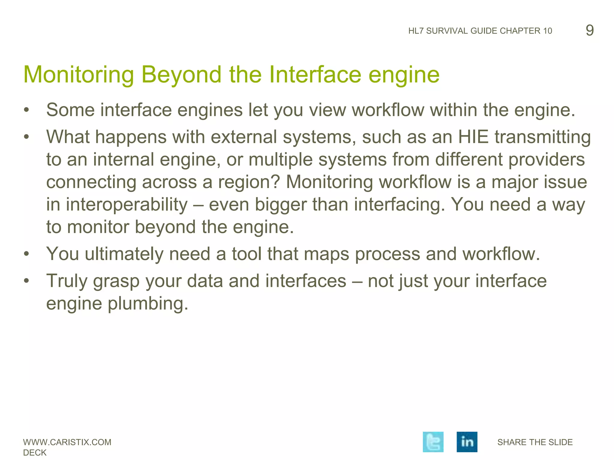 HL7 Survival Guide - Chapter 10 – Process and Workflow | PPTX