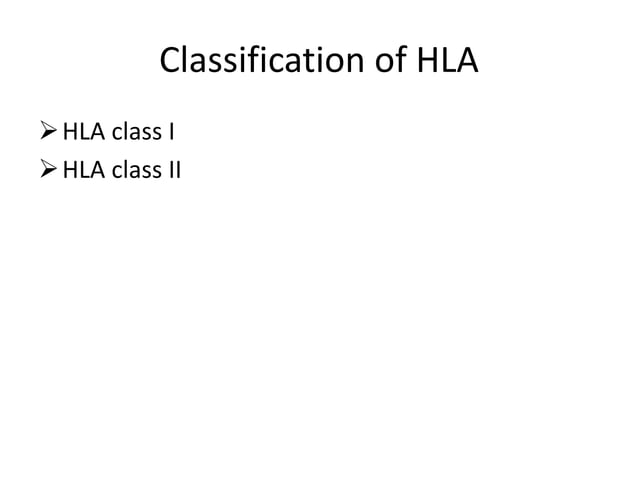 HLA-typing.pptx | Blood Disorders | Diseases and Conditions