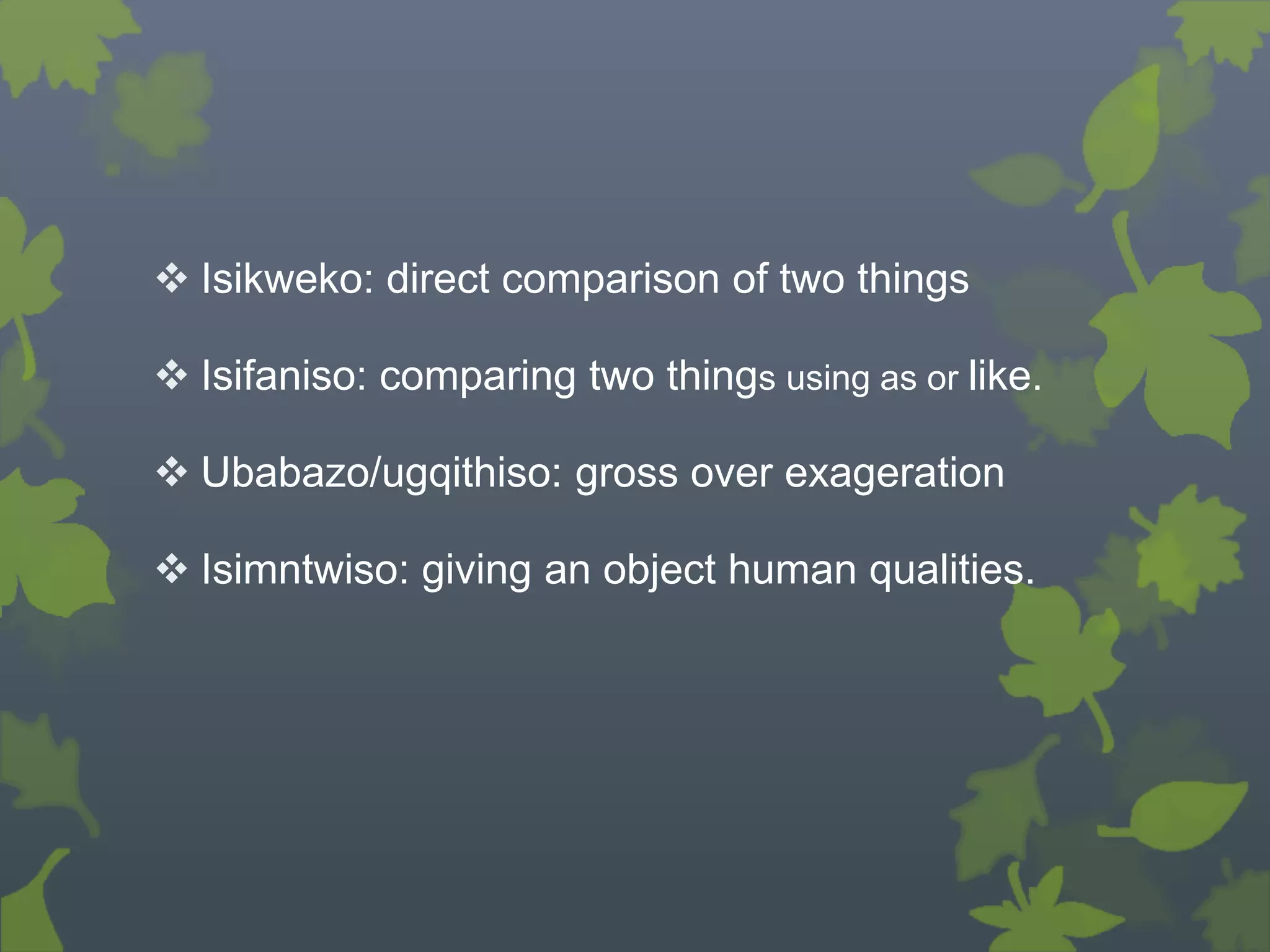 isiXhosa Poetry: Hlalutya umbongo | PPTX