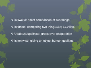 isiXhosa Poetry: Hlalutya umbongo | PPTX