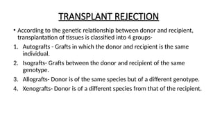 HLA system and TRANSplant rejection (2).pptx