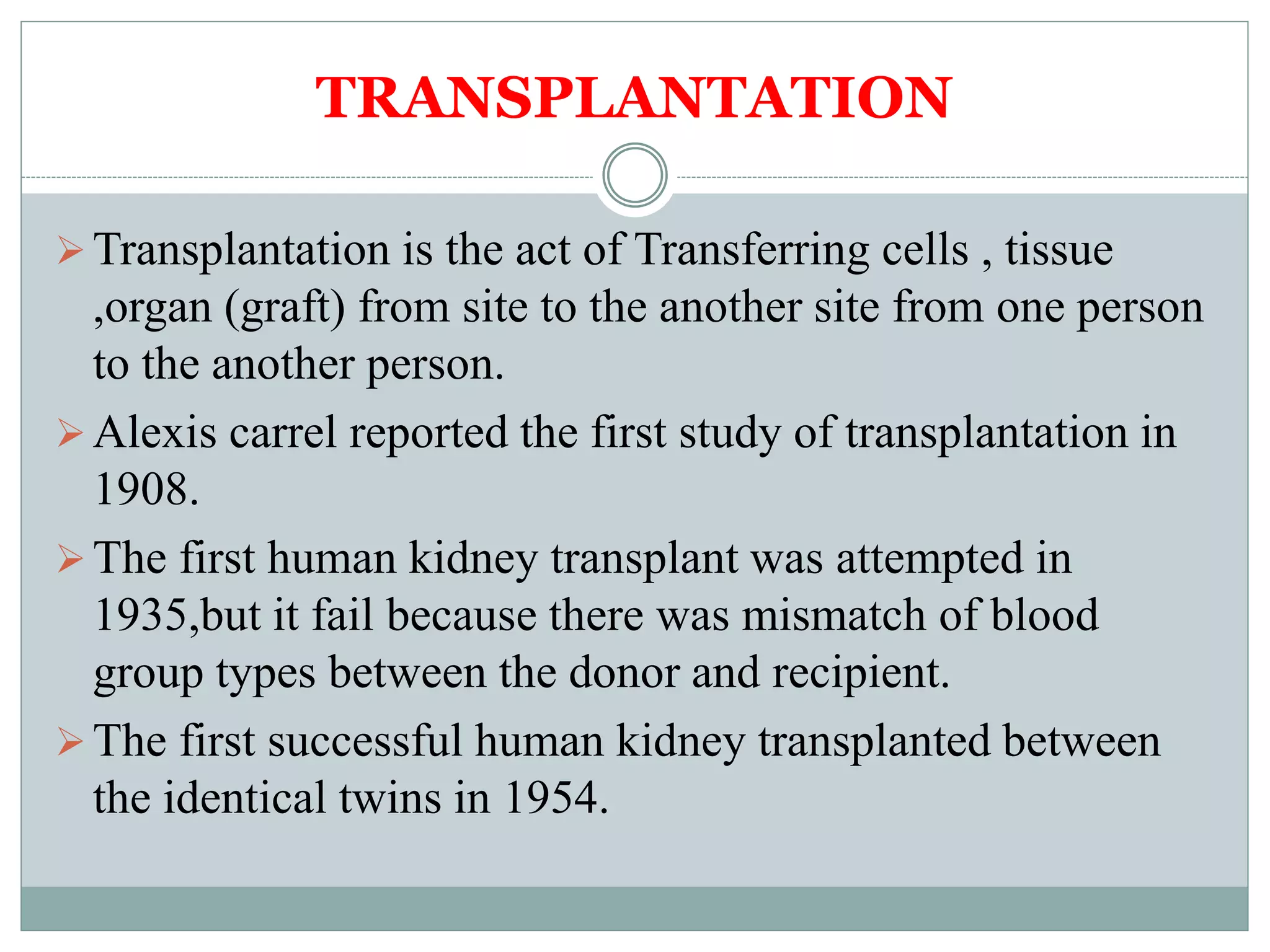 HLA tissue typing, HLA matching ,Microcytotoxicity test , Mixed ...