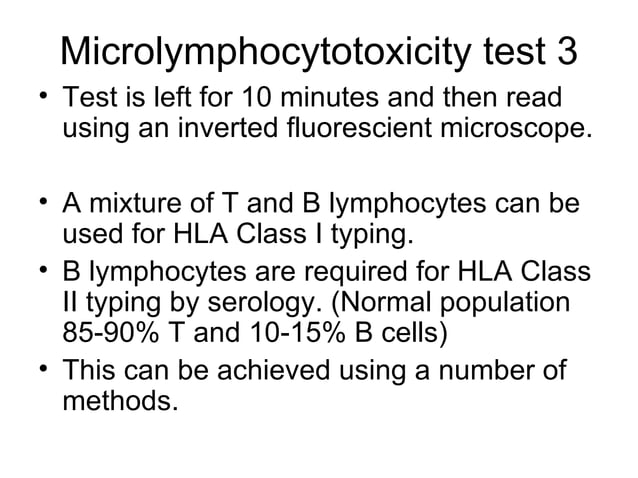 Hla typing | PPT | Blood Disorders | Diseases and Conditions