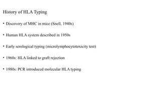 HLA TYPING and organ tranplantations.pptx