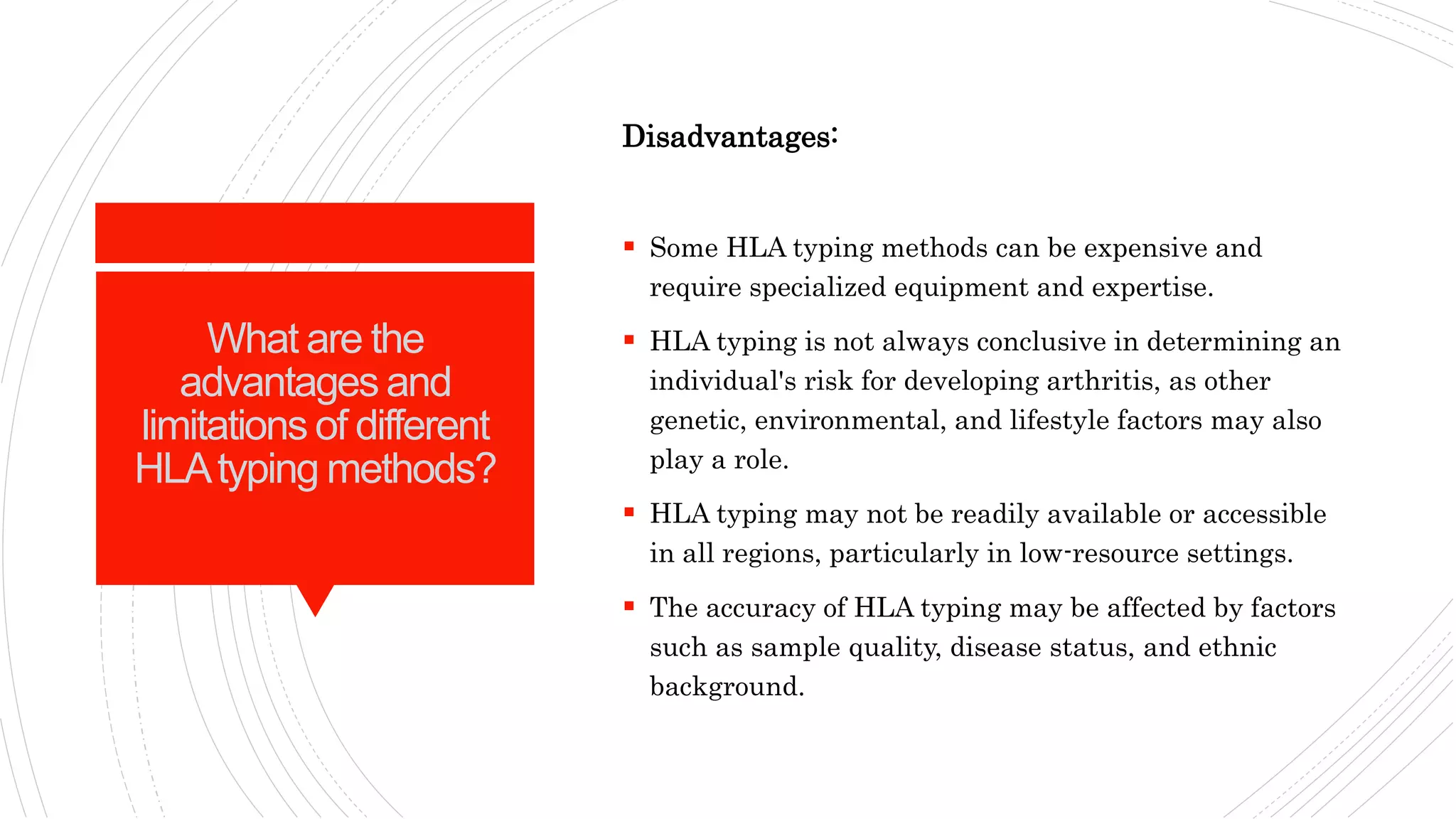 HLA Typing and Arthritis.pptx