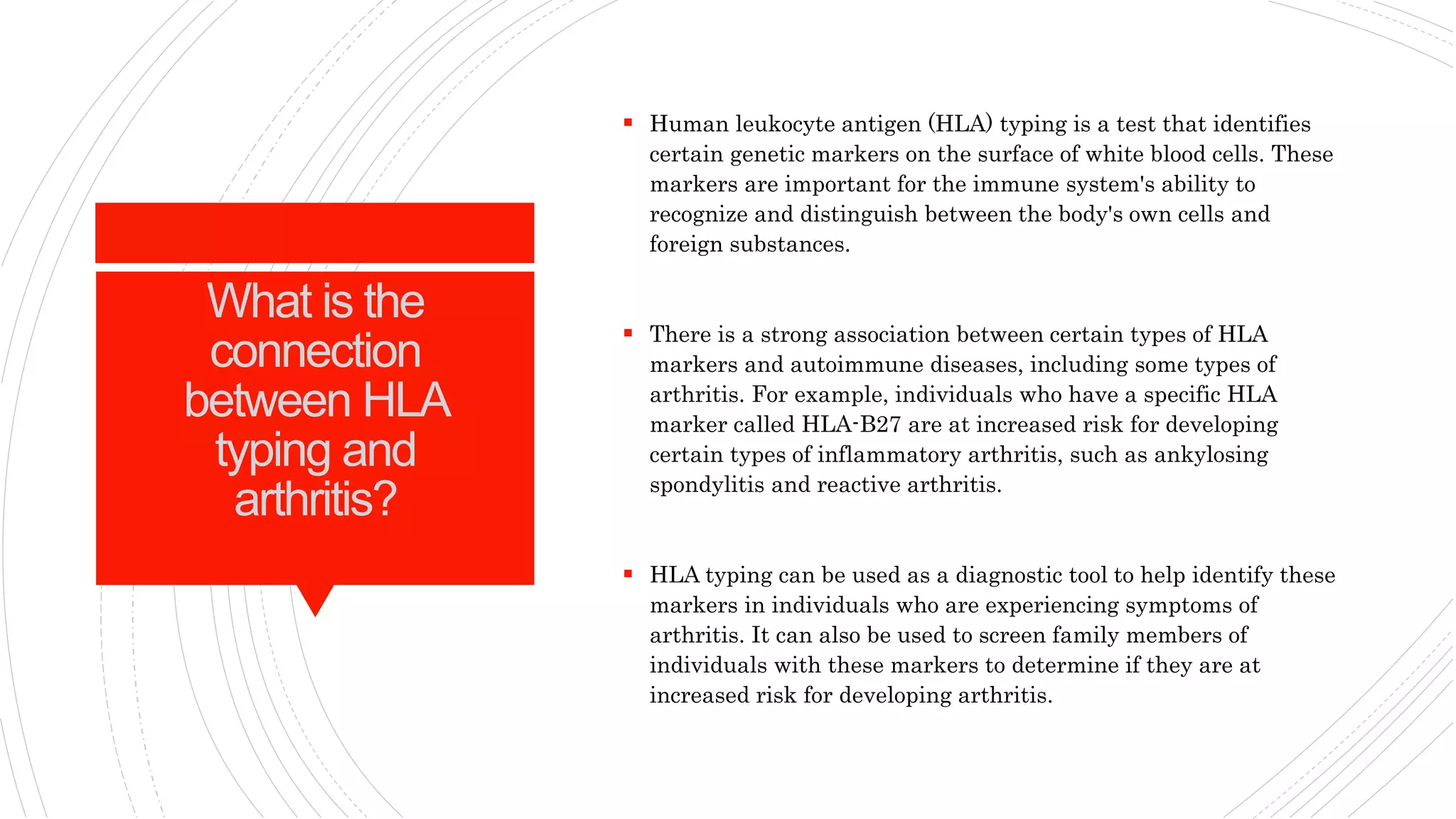 HLA Typing and Arthritis.pptx