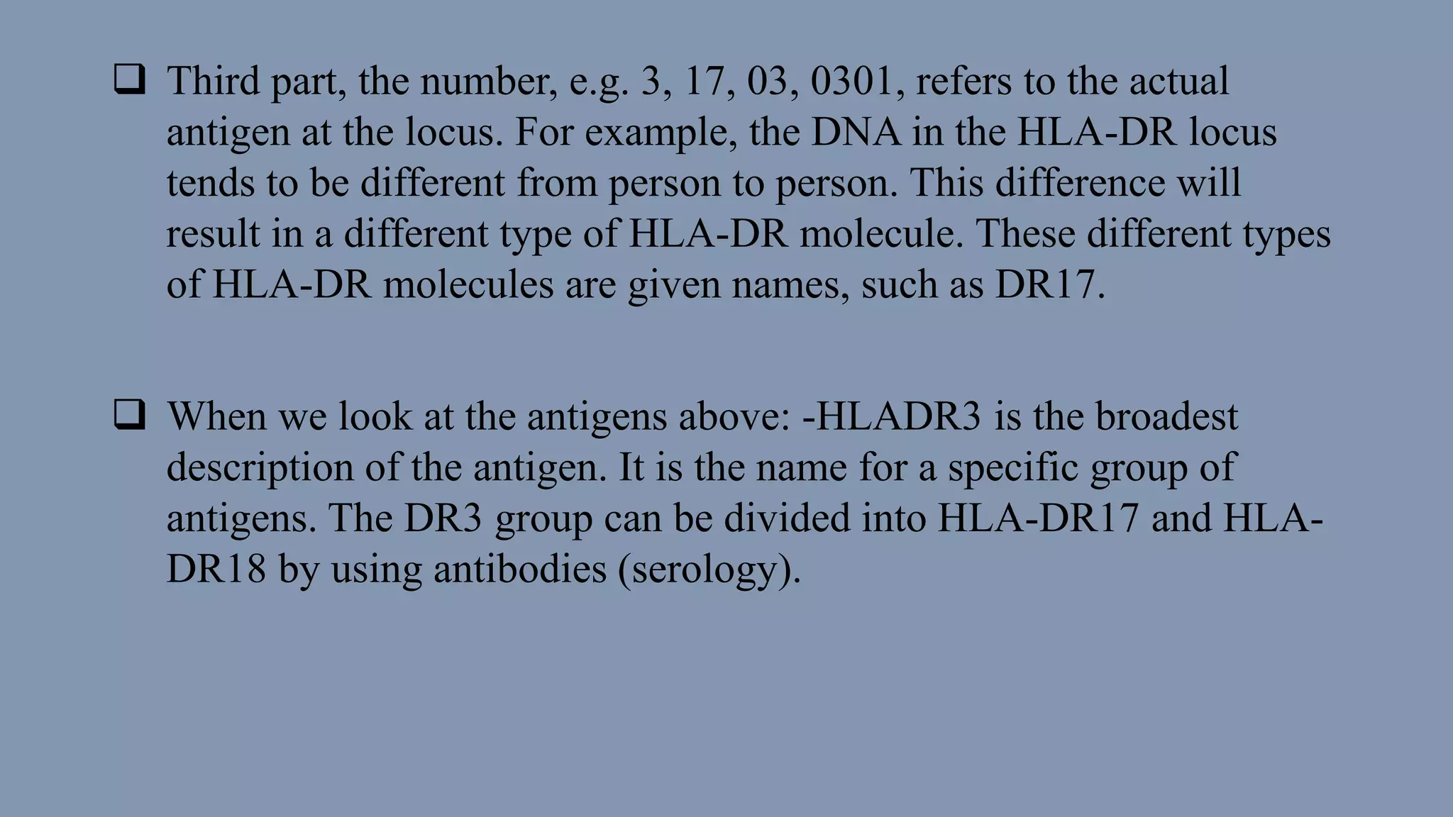 Hla typing and its role in tissue transplantation | PPTX