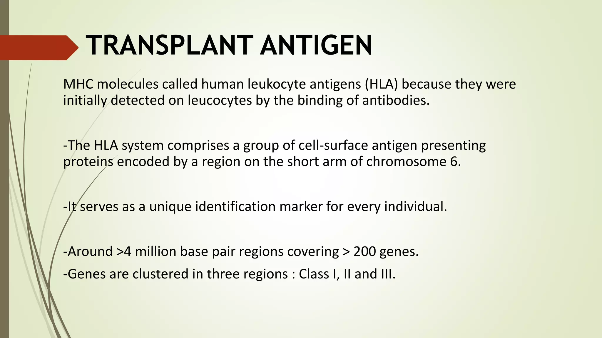 HLA Typing, Role in kidney transplant.pptx