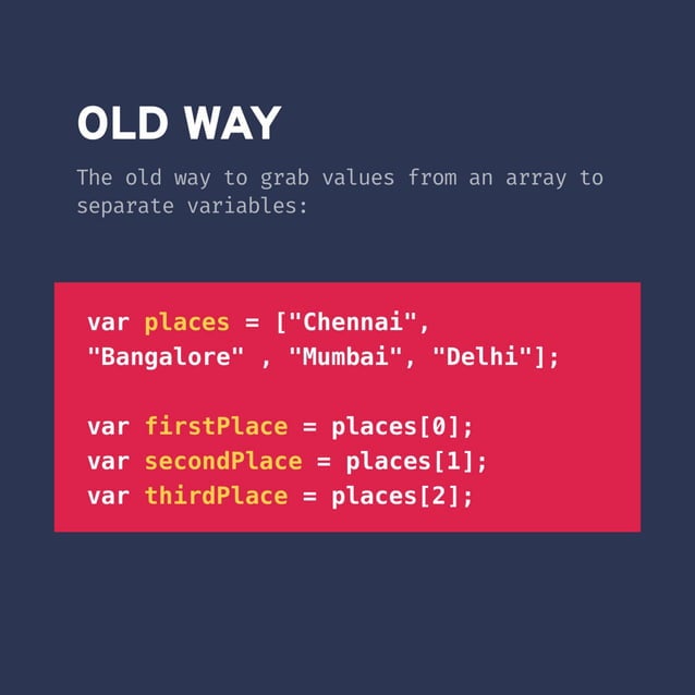 Destructuring in JavaScript | PDF