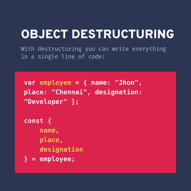 Destructuring in JavaScript | PDF