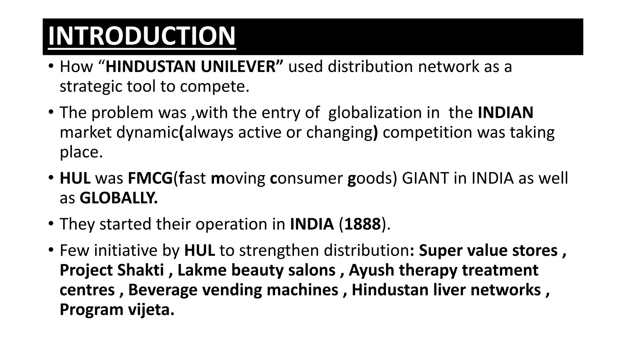 Hindustan Unilever Limited | PPTX