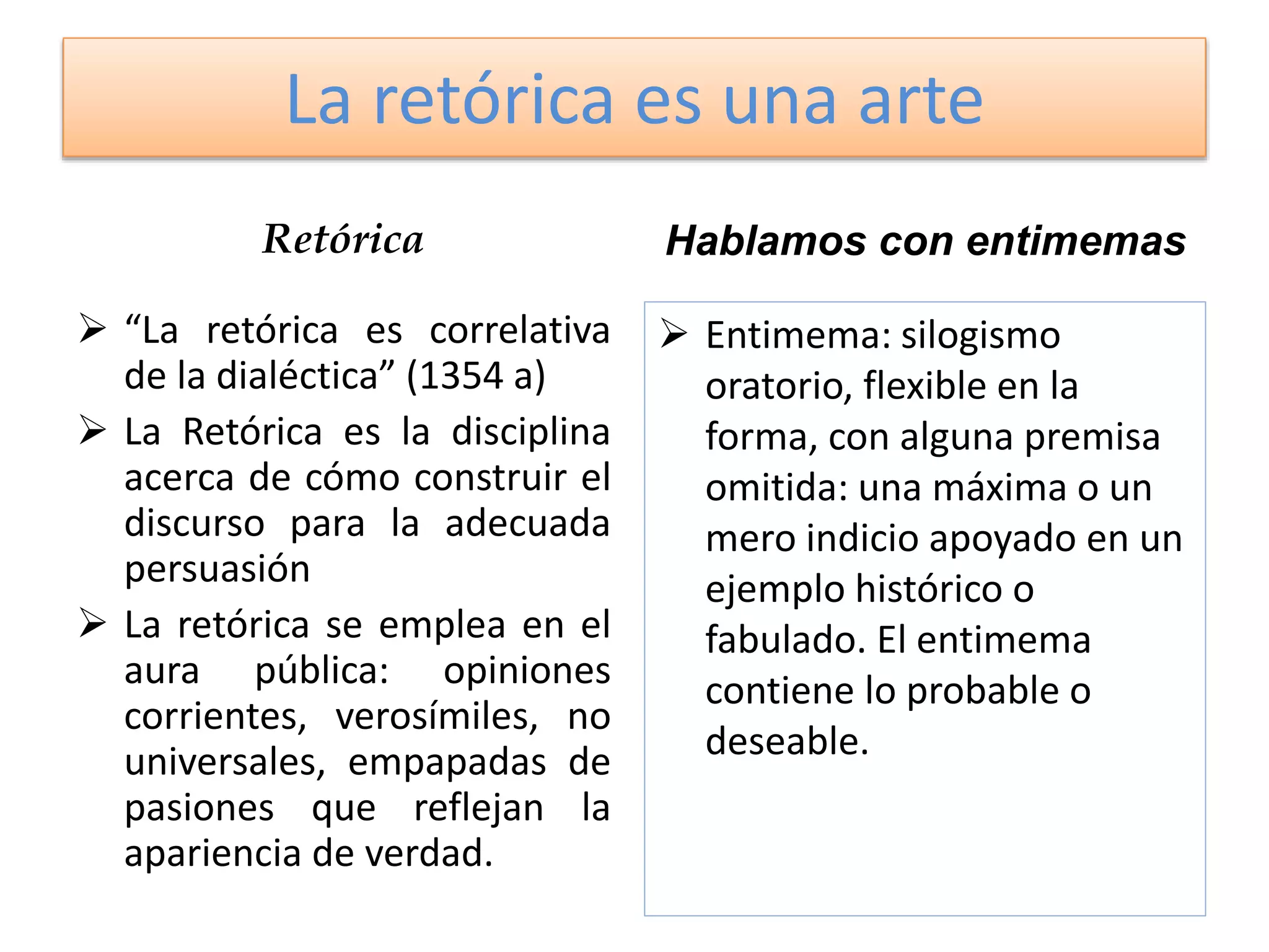 Hle 1b aristóteles retórica | PPT