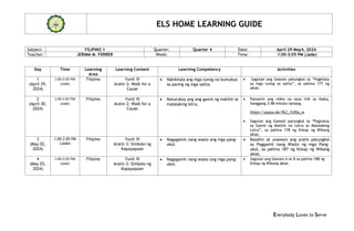 HLG APRIL MAY JUNE JULY AUGUST SEPTEMBER OCTOBER | PPT