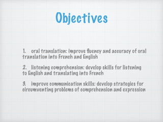 3LEA Intro to interpreting | PDF