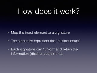 Big Data Day LA 2015 - Large Scale Distinct Count -- The HyperLogLog algorithm and its ...