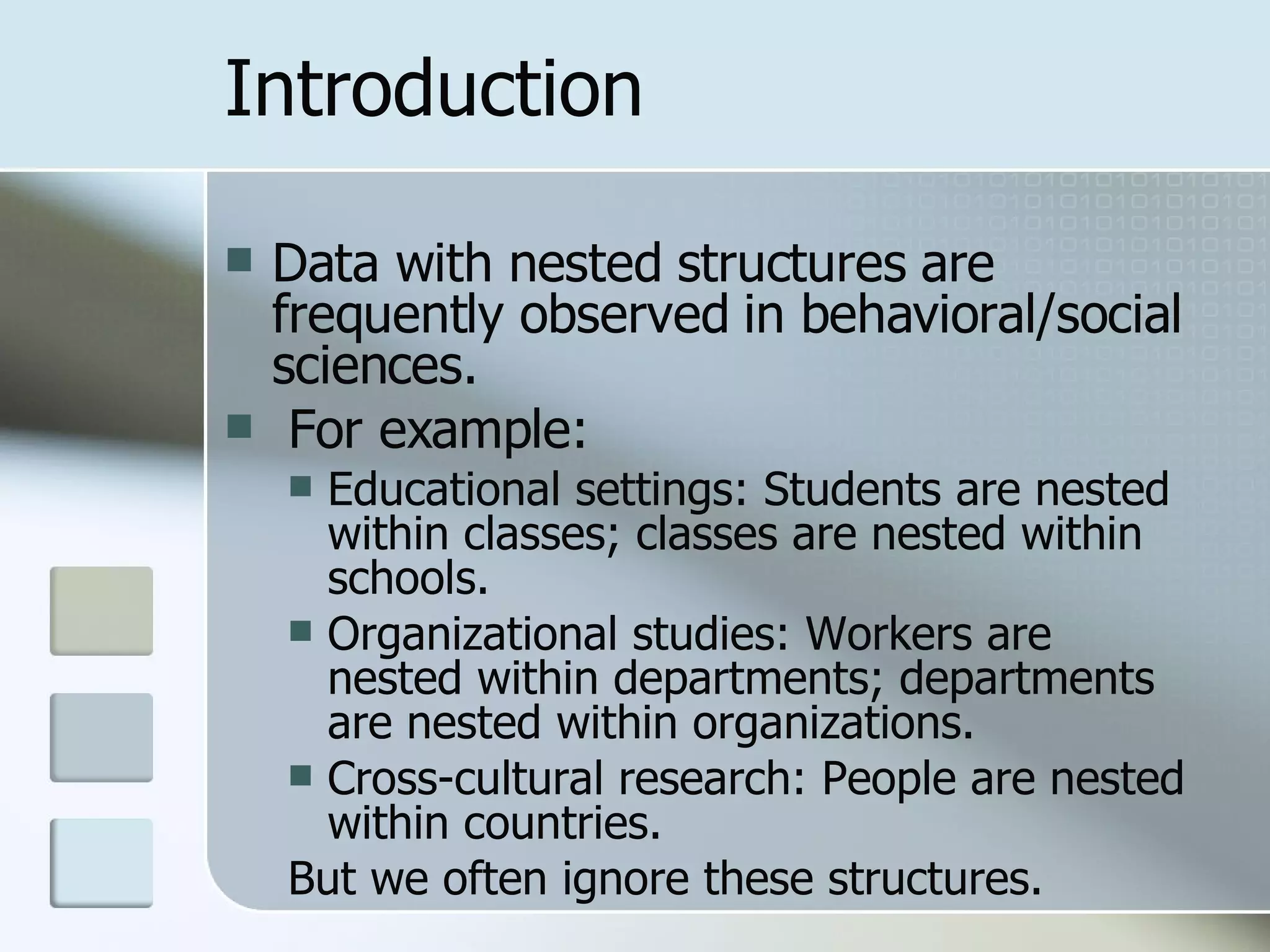 Hierarchical Linear Modeling | PPT Hierarchical Linear Modeling | PPT
