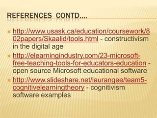 Learning theory and its application in the digital age | PPSX