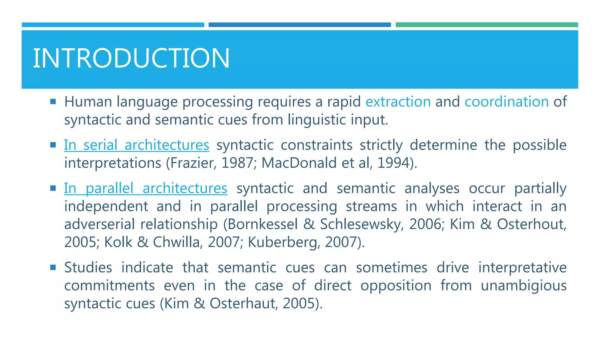 Sentence Processing | PPTX