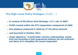 High-level policy dialogue presentation | PPT