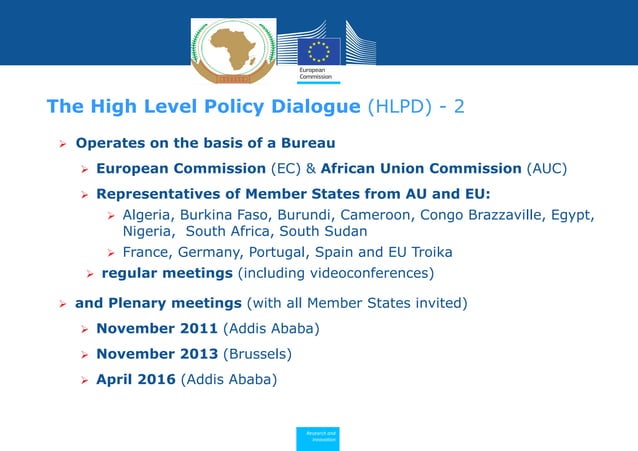 High-level policy dialogue presentation | PDF | Agriculture | Industries