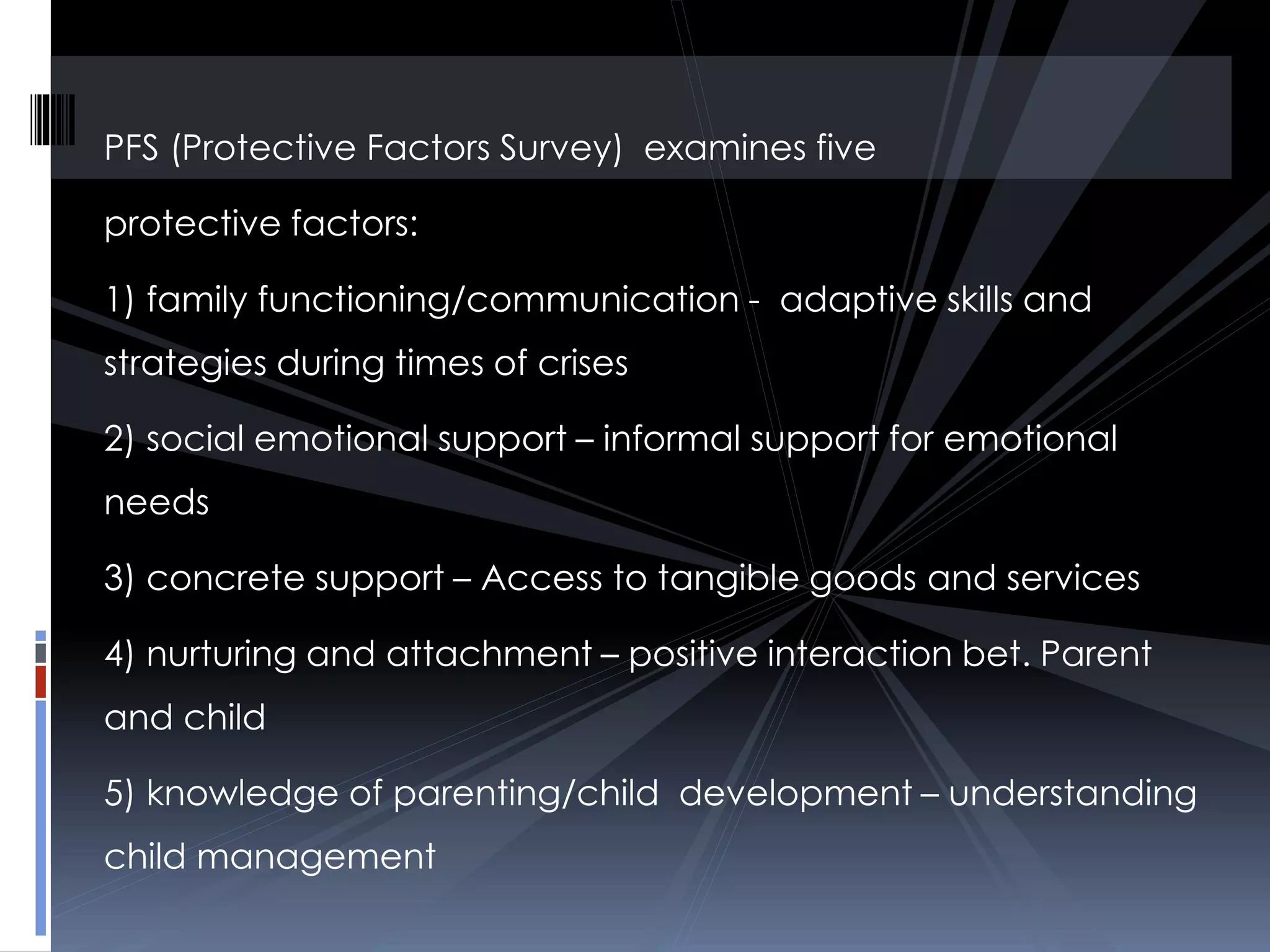 Factors that contribute to child abuse and neglect (parental factors) | PPTX