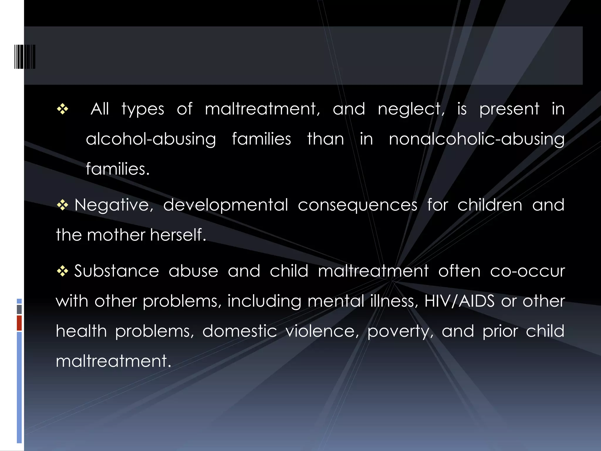 Factors that contribute to child abuse and neglect (parental factors) | PPTX
