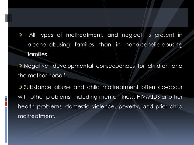 Factors that contribute to child abuse and neglect (parental factors ...