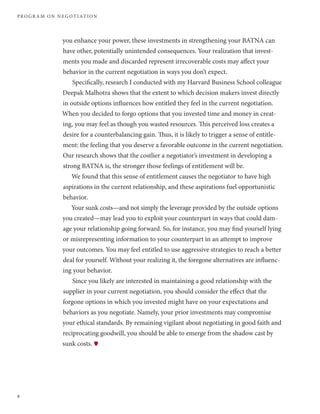 BATNA BASICS Boost your power at the bargaining table | PDF