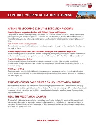 BATNA BASICS Boost your power at the bargaining table | PDF