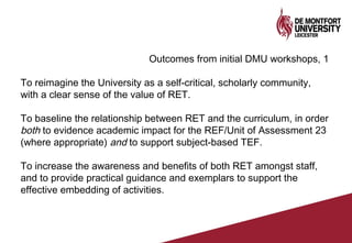 research-engaged teaching: a discussion | PPT