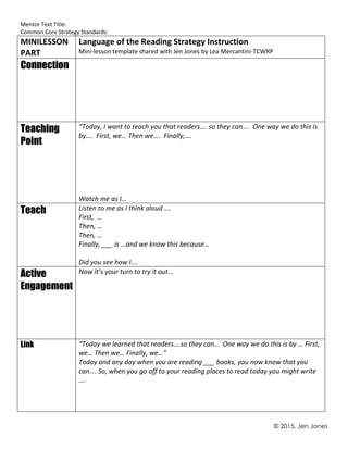 Teaching With Urgency Without Teaching to the Test Handouts | PDF