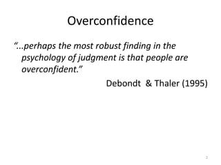 Are Overconfident CEOs Better Innovators? | PPTX