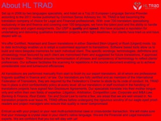HL TRAD Translations | PDF
