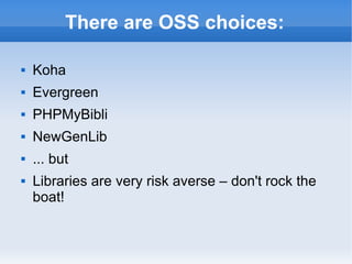 Evergreen: An Open Source ILS | ODP