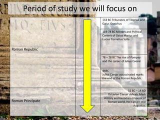 1.1 introduction to power in the late republic | PPT