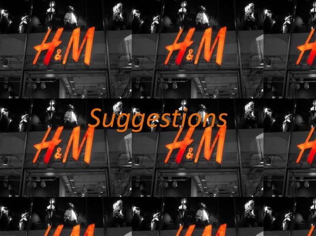 H&m | PPTX | Retail Industry | Industries