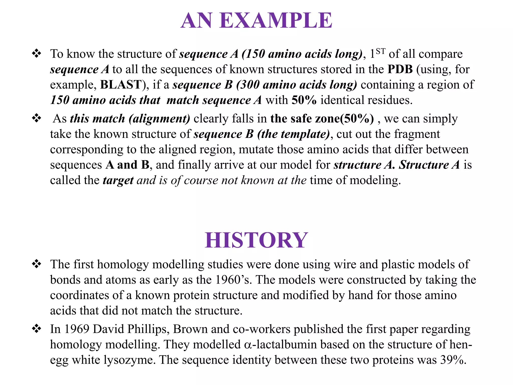 Homology modelling | PPTX