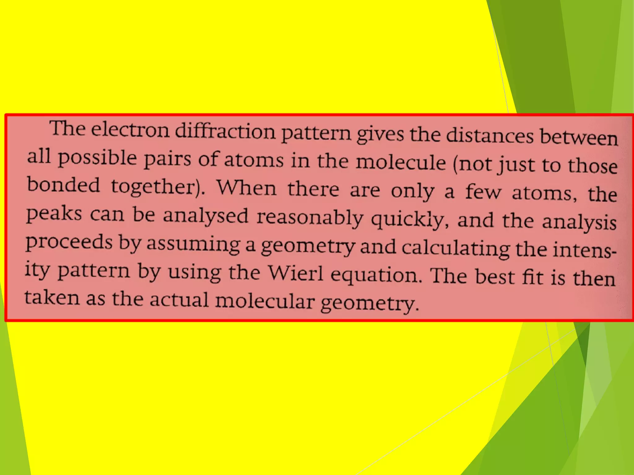 2018 ELECTRON DIFFRACTION AND APPLICATIONS | PPT