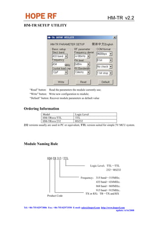 RF datasheet | PDF | Computer Peripherals | Computing